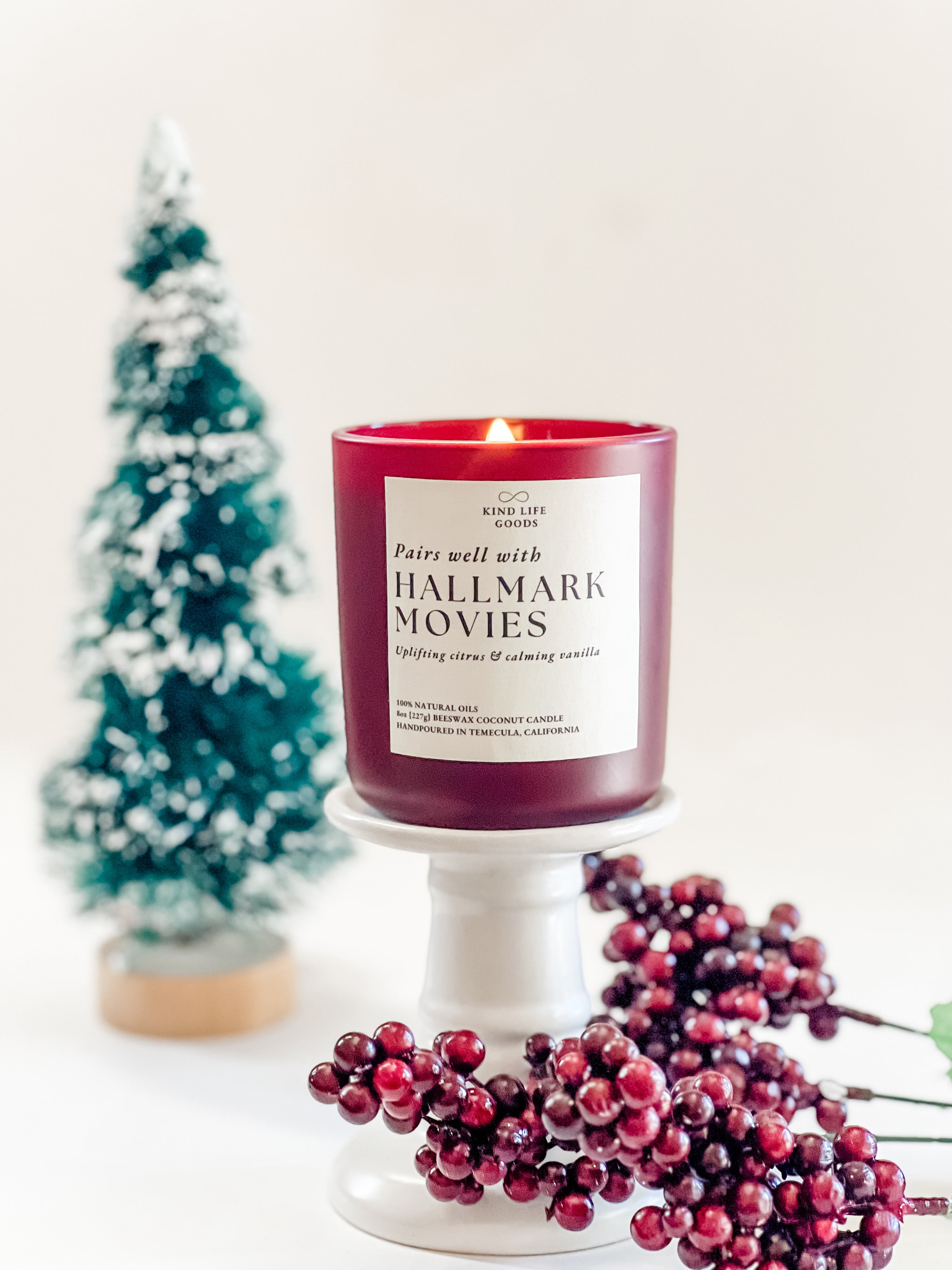Pairs well with Hallmark Movies Candle – Kind Life Goods